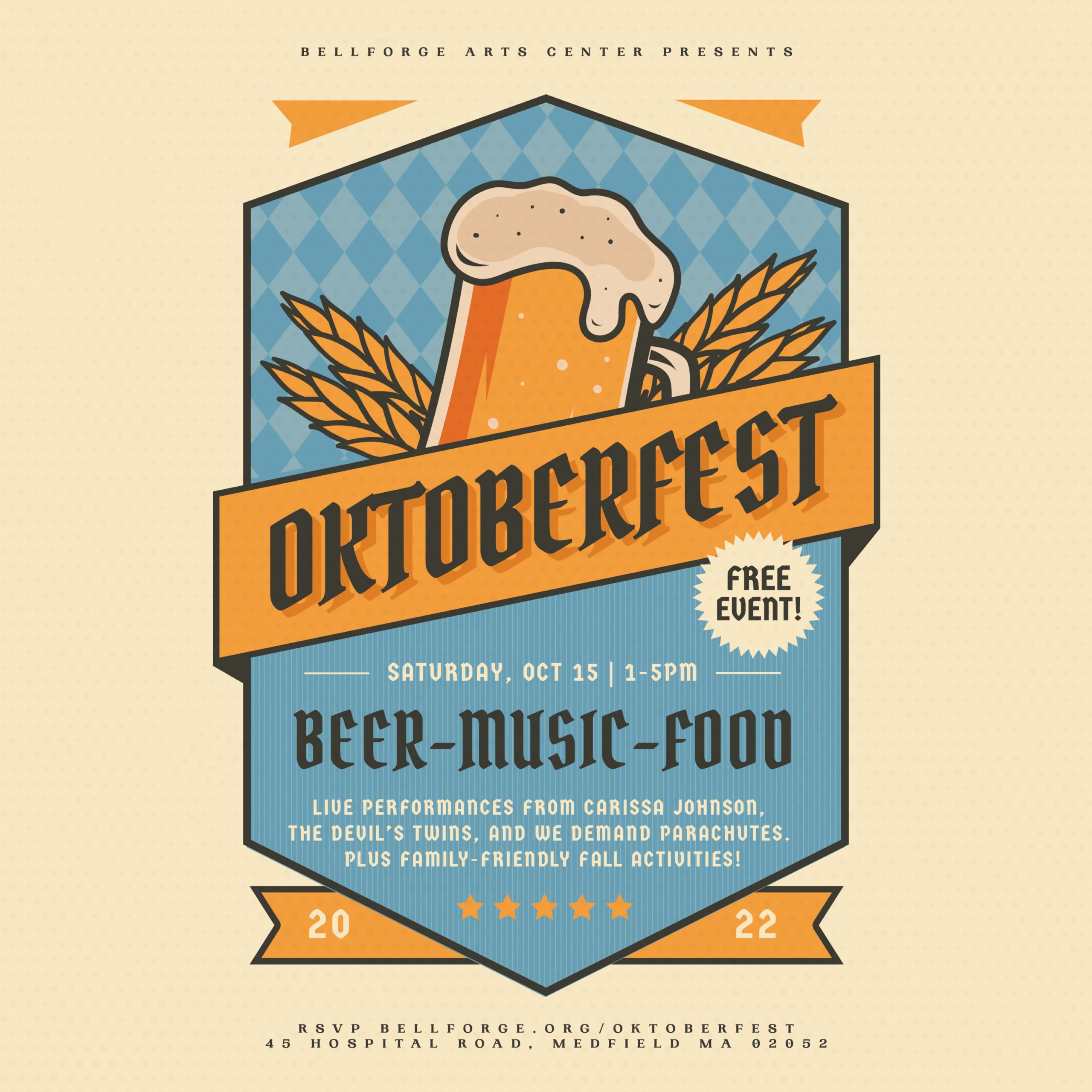 Oktoberfest October 15 Bellforge Arts Center Oktoberfest October 15 Bellforge Arts Center